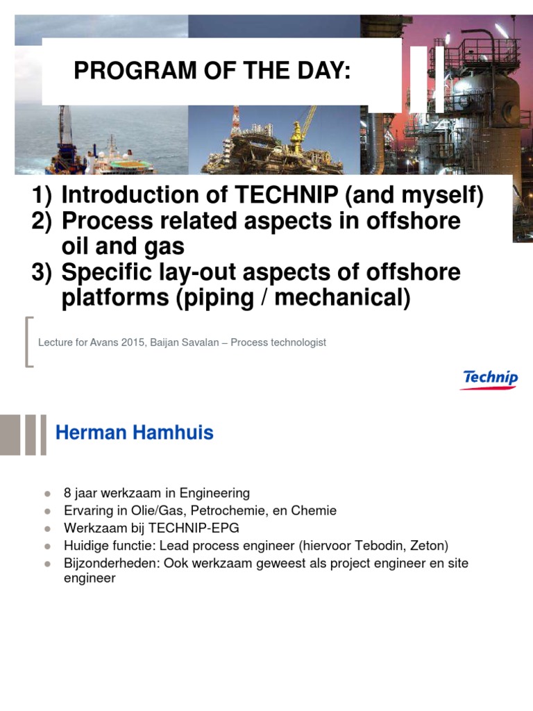 Introduction of TECHNIP PDF | PDF | Natural Gas | Pipeline Transport