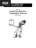 Lab 1 Preparation of Solutions | PDF | Solution | Concentration