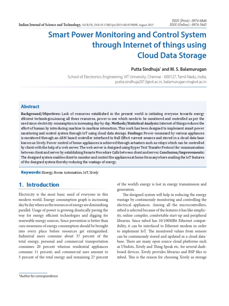 Iot Report | PDF | Internet Of Things | Web Server