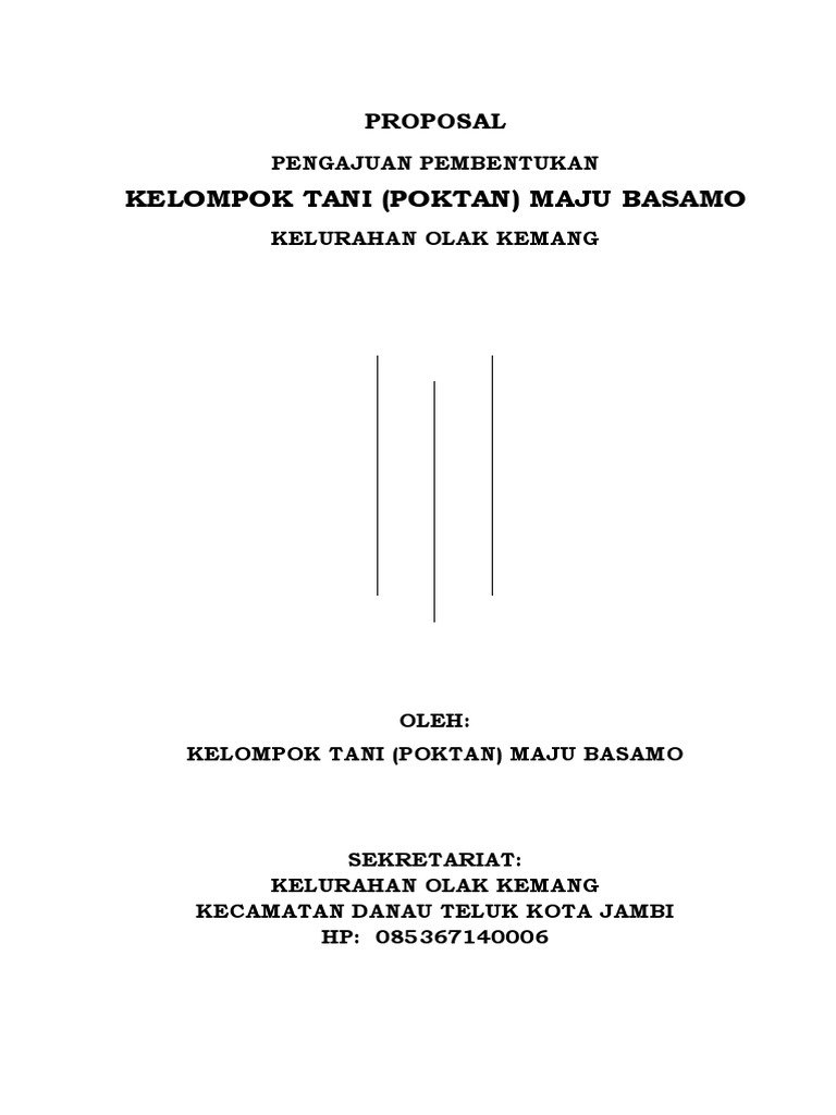 Proposal Kelompok Tani | PDF