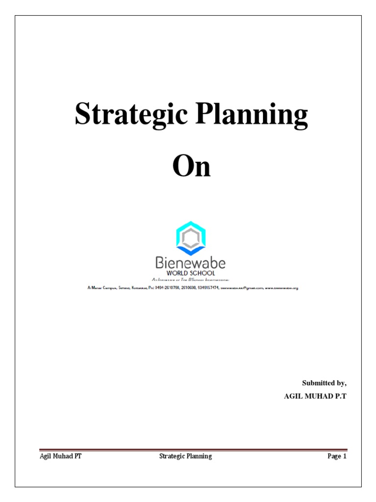 Strategic Planning Assignment | PDF | Competitive Advantage | Strategic ...