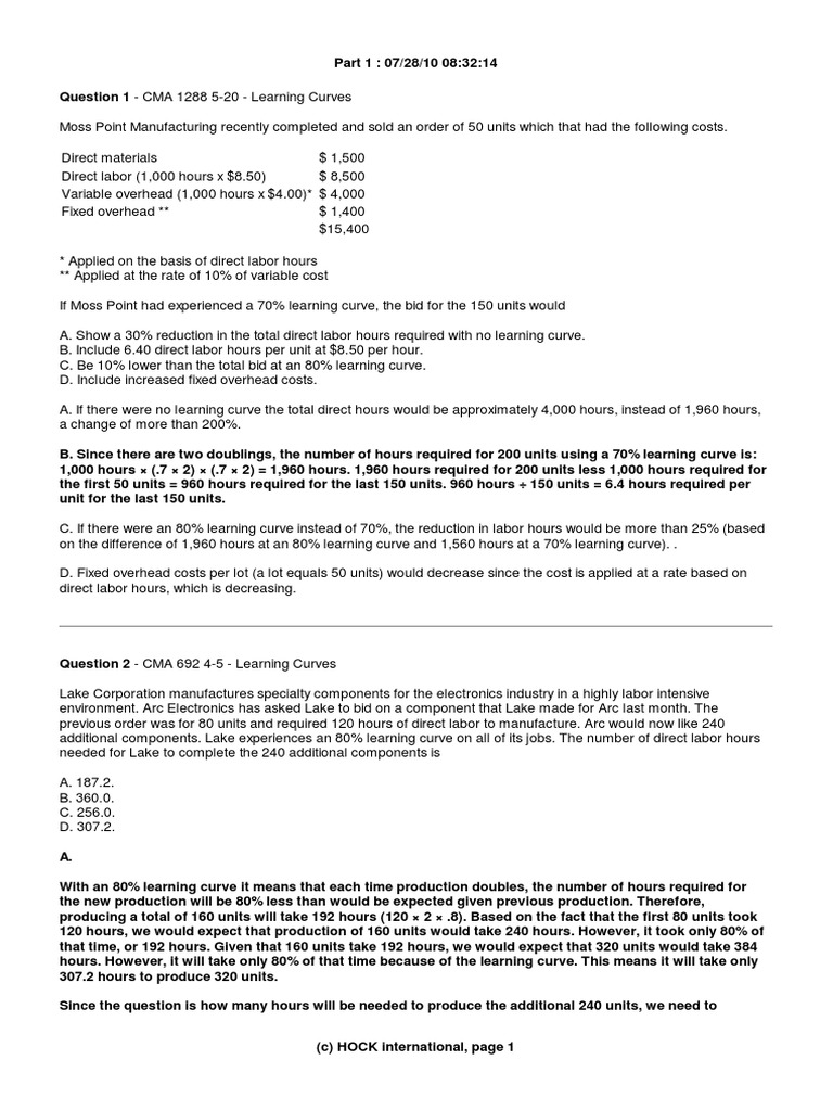 4 Learning Curves PDF | PDF | Regression Analysis | Expected Value