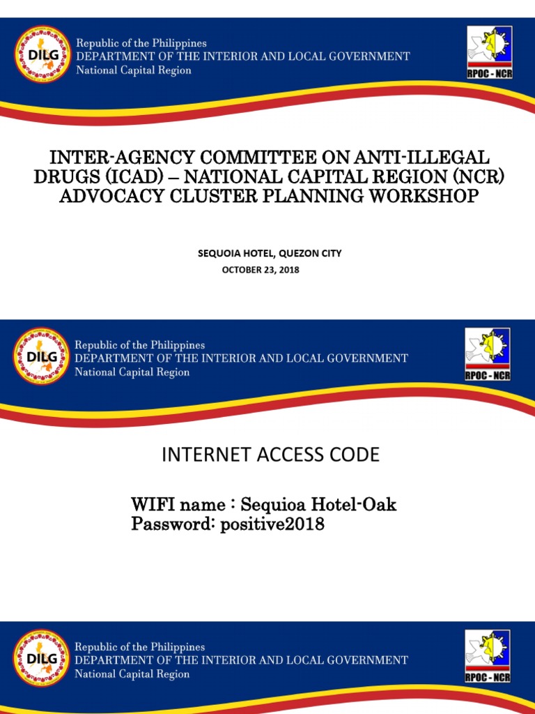 Strategic Planning for the Regional Peace and Order Council Program ...