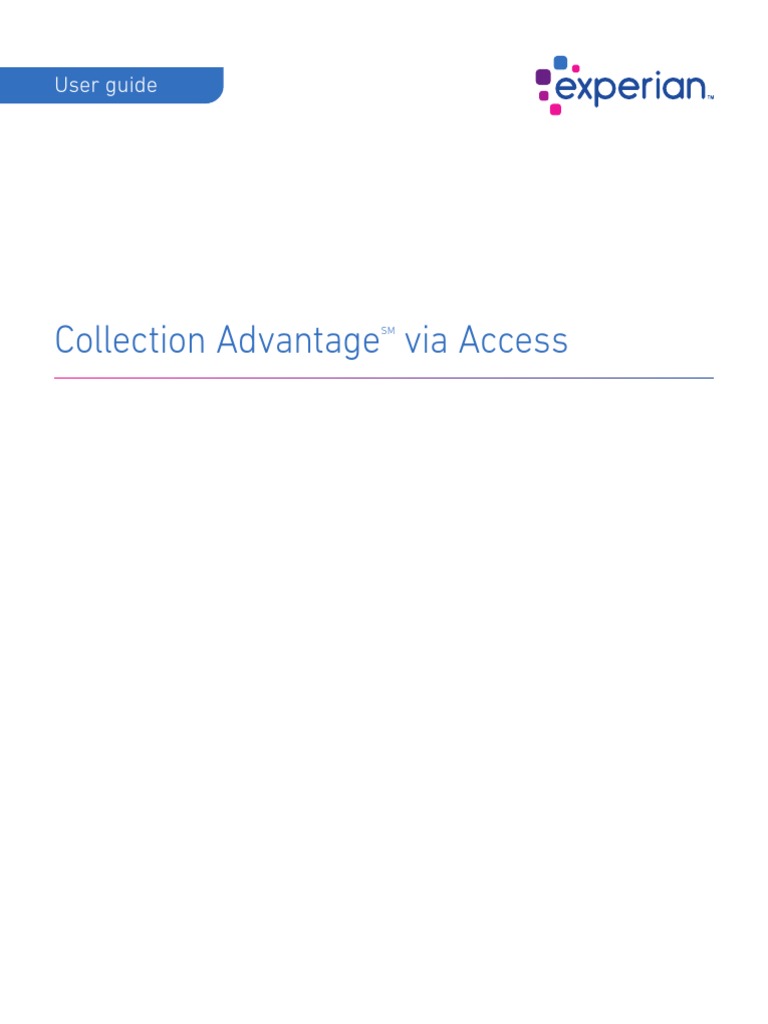Collection Advantage Access User Guide | PDF | Information Security ...