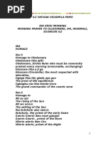 Ibori: Rituals to Feed Your Ori | PDF | Clothing | Water