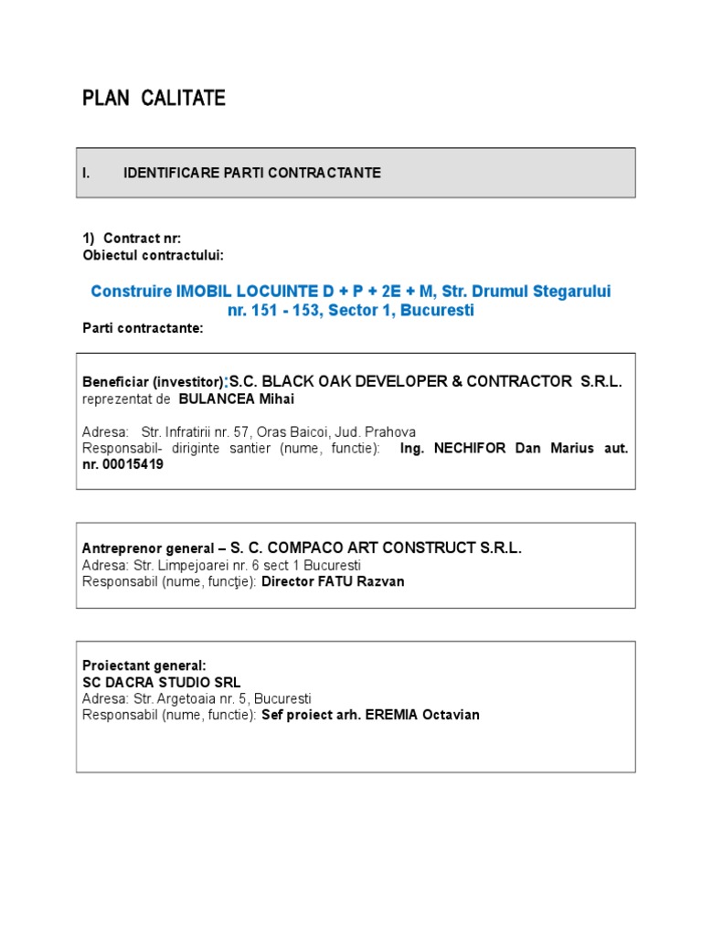 Ordin Incepere Lucrari