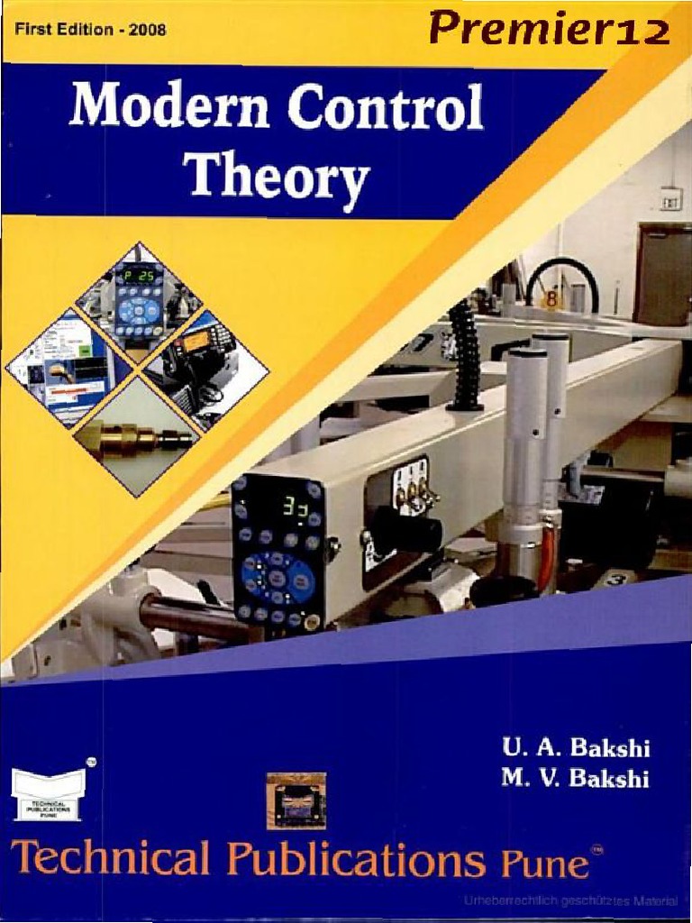 (Book) Modern - Control - Theory (U.A Bakshi) | PDF | Matrix (Mathematics) | Control Theory
