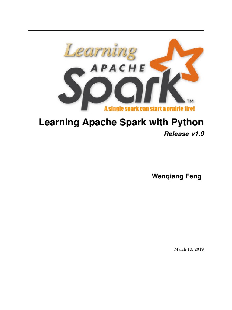 Pyspark PDF | PDF | Apache Spark | Information Technology Management