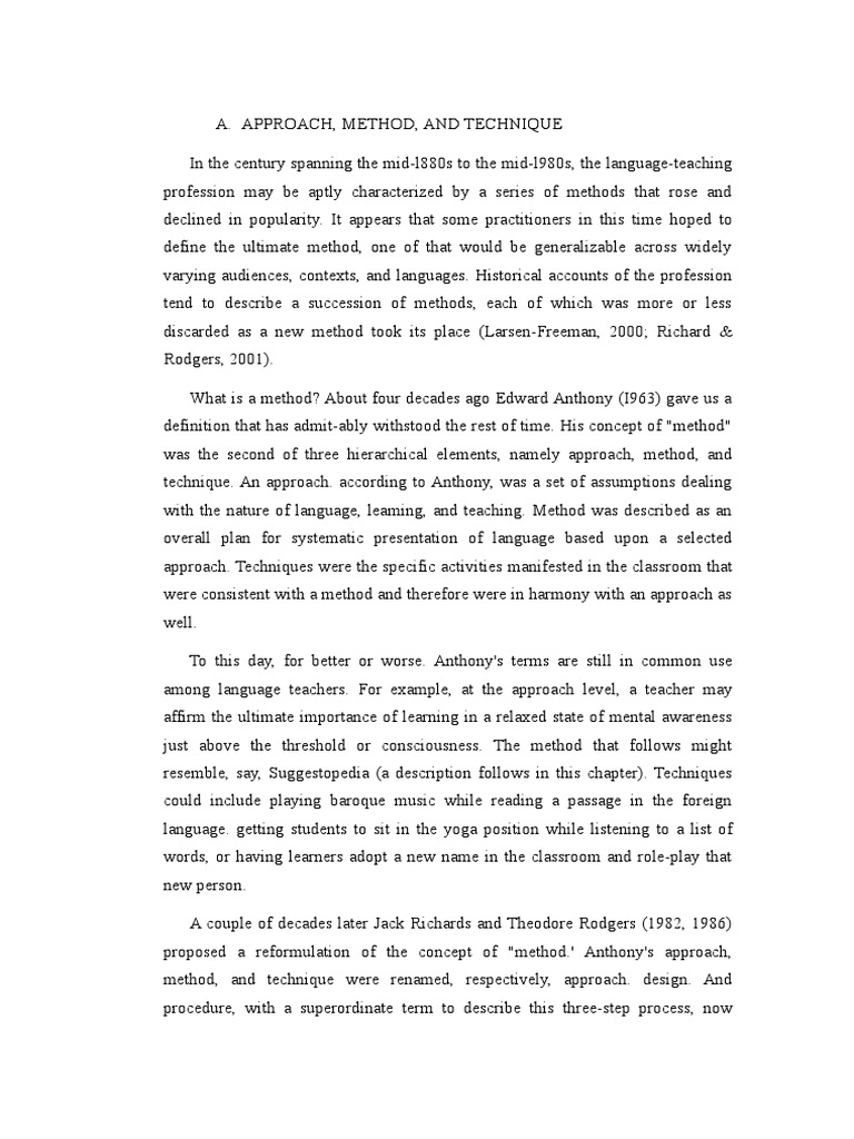 A Methodical History of Language Teaching | PDF | Language Education ...