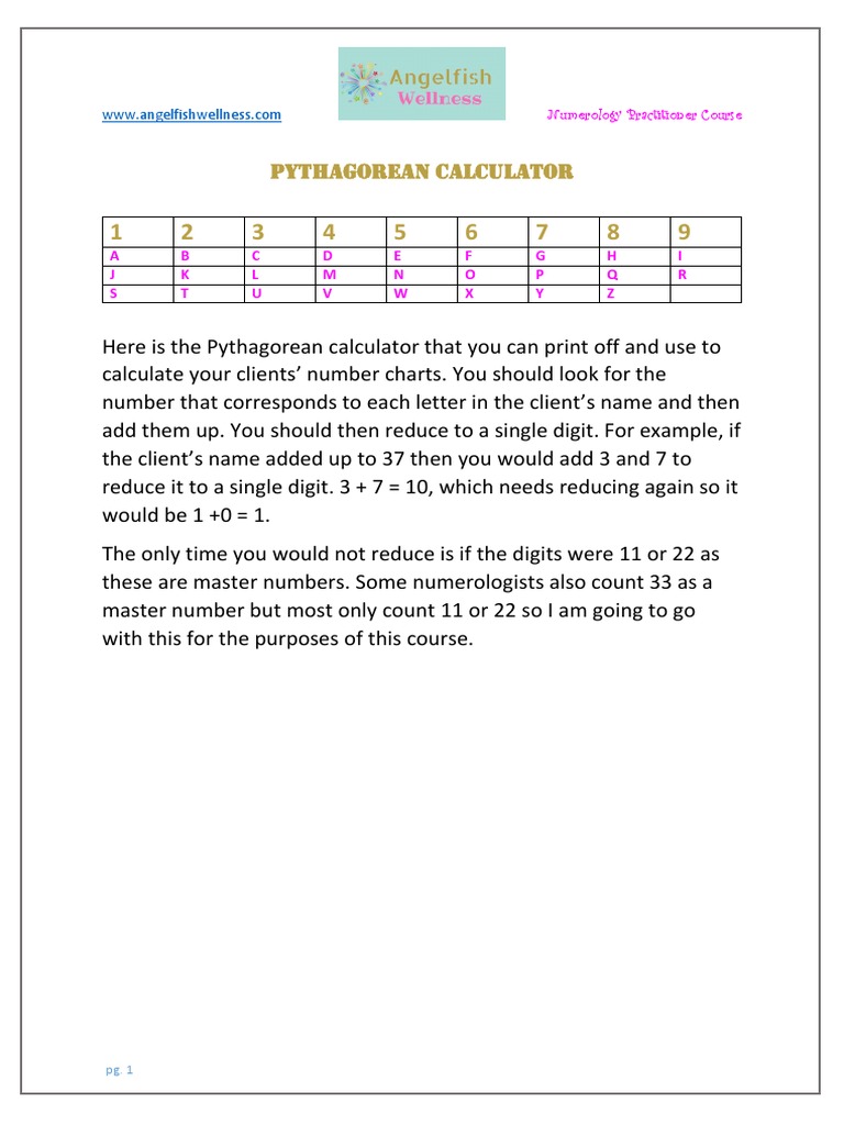 Pythagorean Calculator | PDF