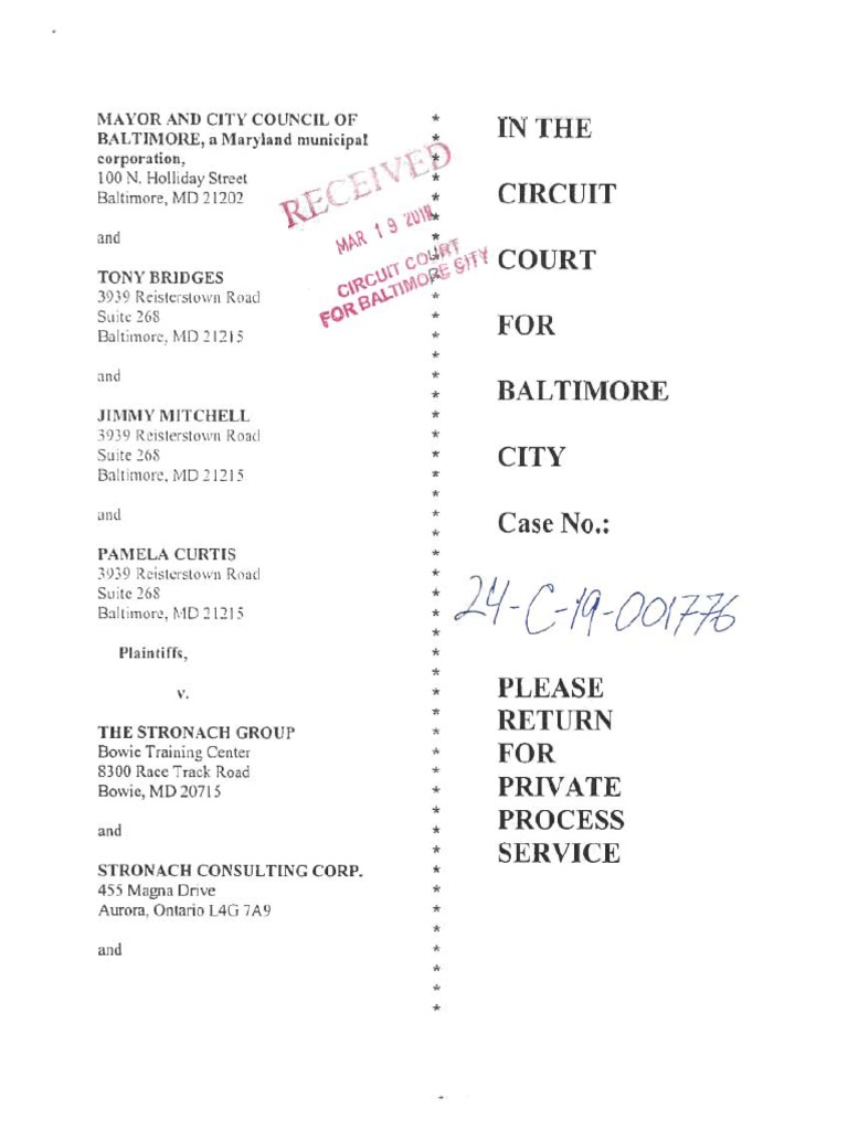Complaint For Declaratory, and Injunctive Relief, Petition For ...