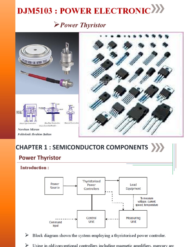 1.5 Thyristor | PDF | Rectifier | Field Effect Transistor
