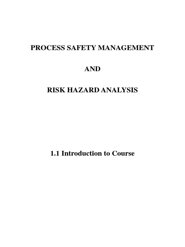 Process Safety Management | PDF | Safety | Engineering
