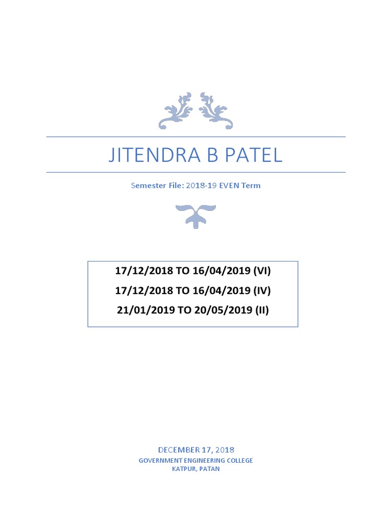 Cover Page File Muster | PDF