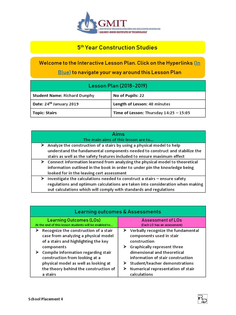 5 Year Construction Studies | PDF | Lesson Plan | Change