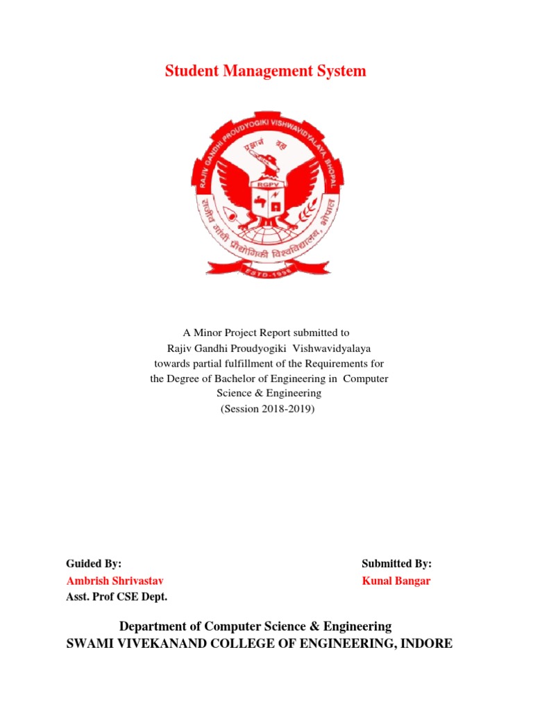 Report of Student Management System | PDF | Software As A Service | Use ...
