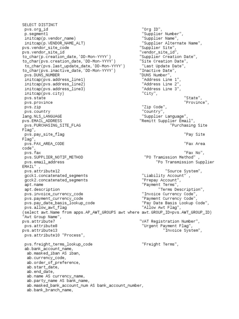 Supplier Query | PDF | Invoice | Payments