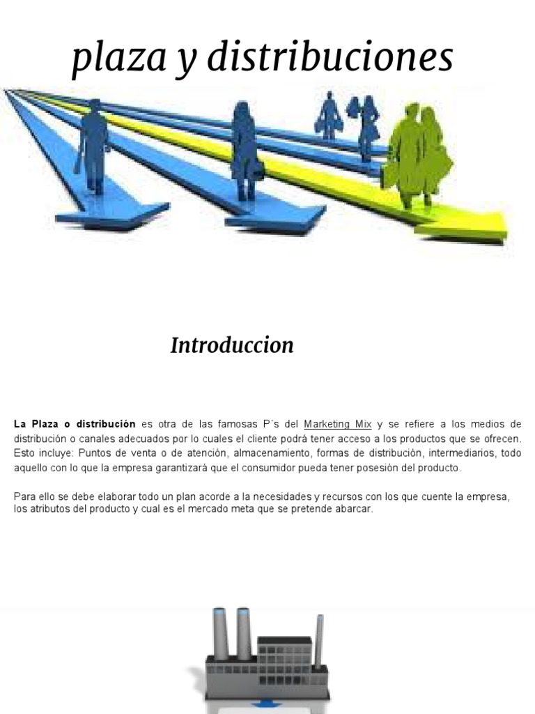 Plaza y Distribucion | Producto (Negocio) | Marketing