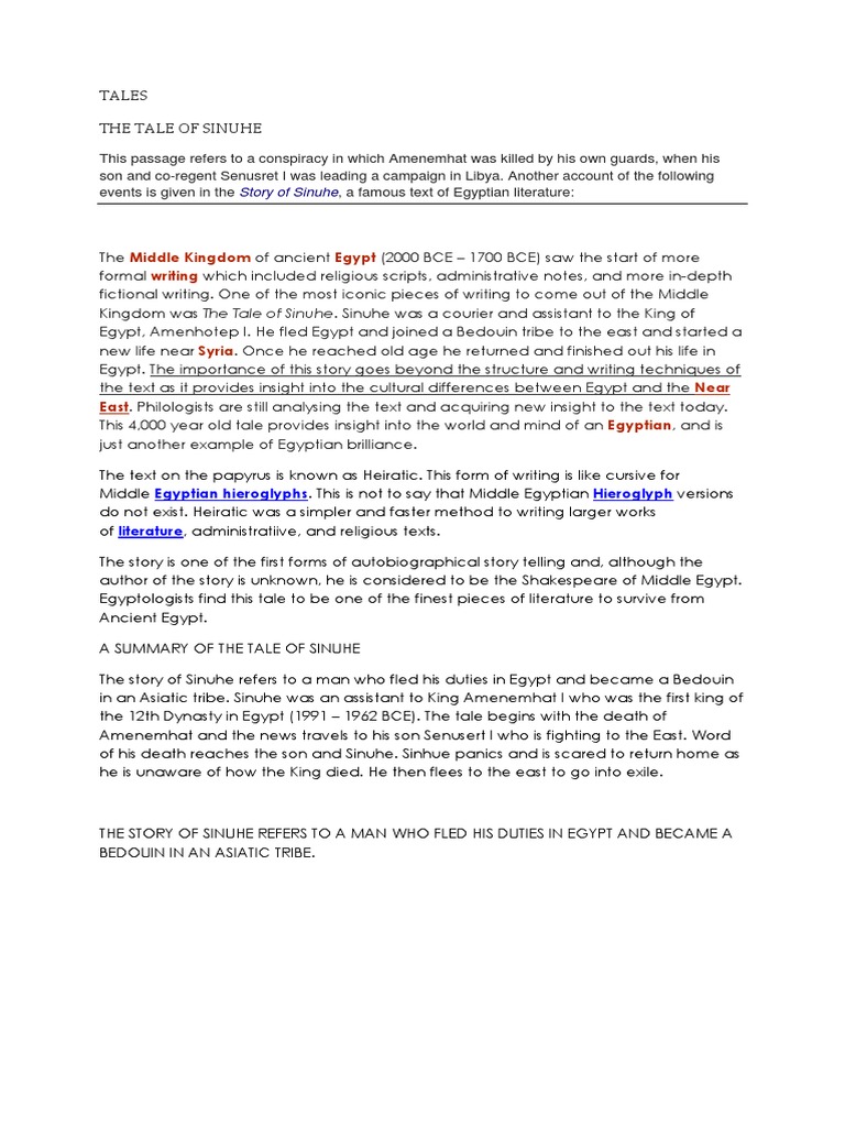 Afro Asian Lit | PDF | Ancient Egypt | Narrative