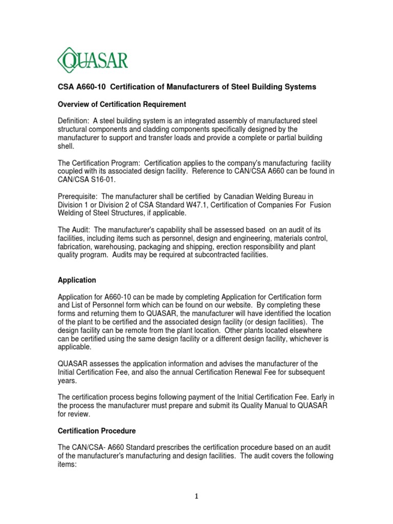 Overview of A660 | PDF | Specification (Technical Standard) | Audit