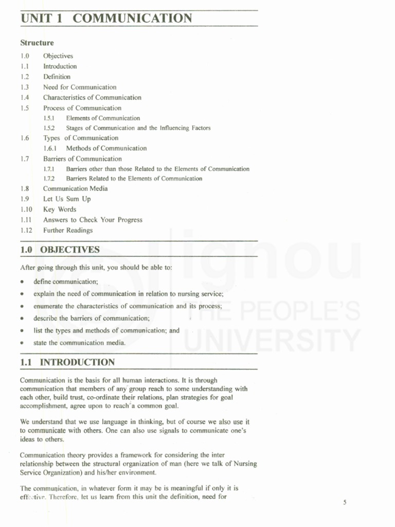Communication Fundamentals for Nursing | PDF | Nonverbal Communication ...