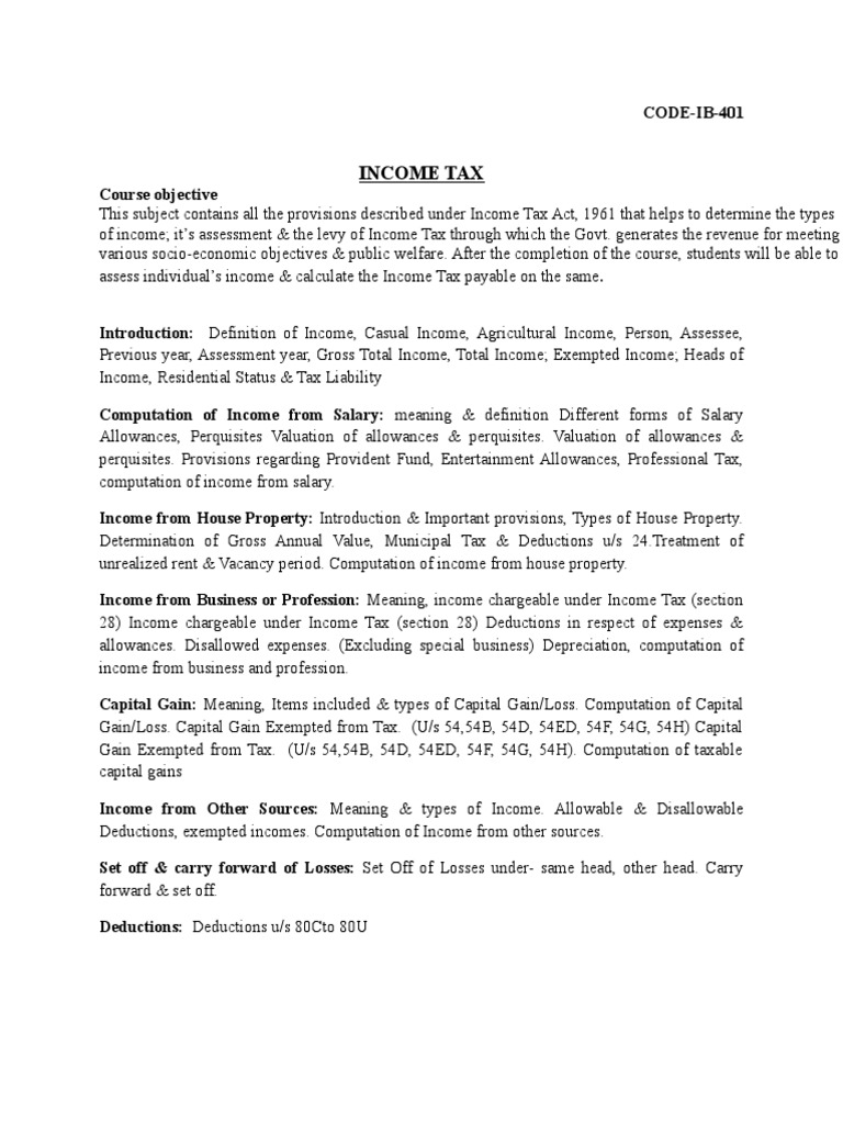 Sem Iv | PDF | Entrepreneurship | Income Tax