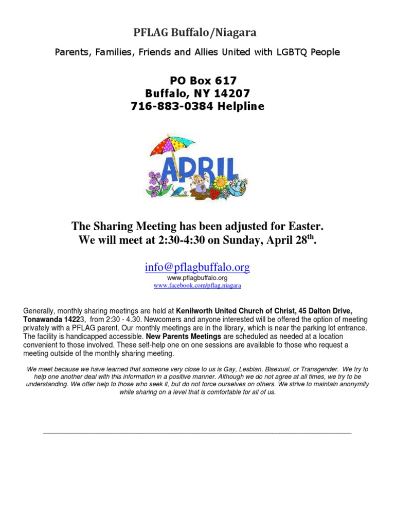 April 2019 Newsletter With Application | PDF | Lgbt | LGBTQIA+ Studies