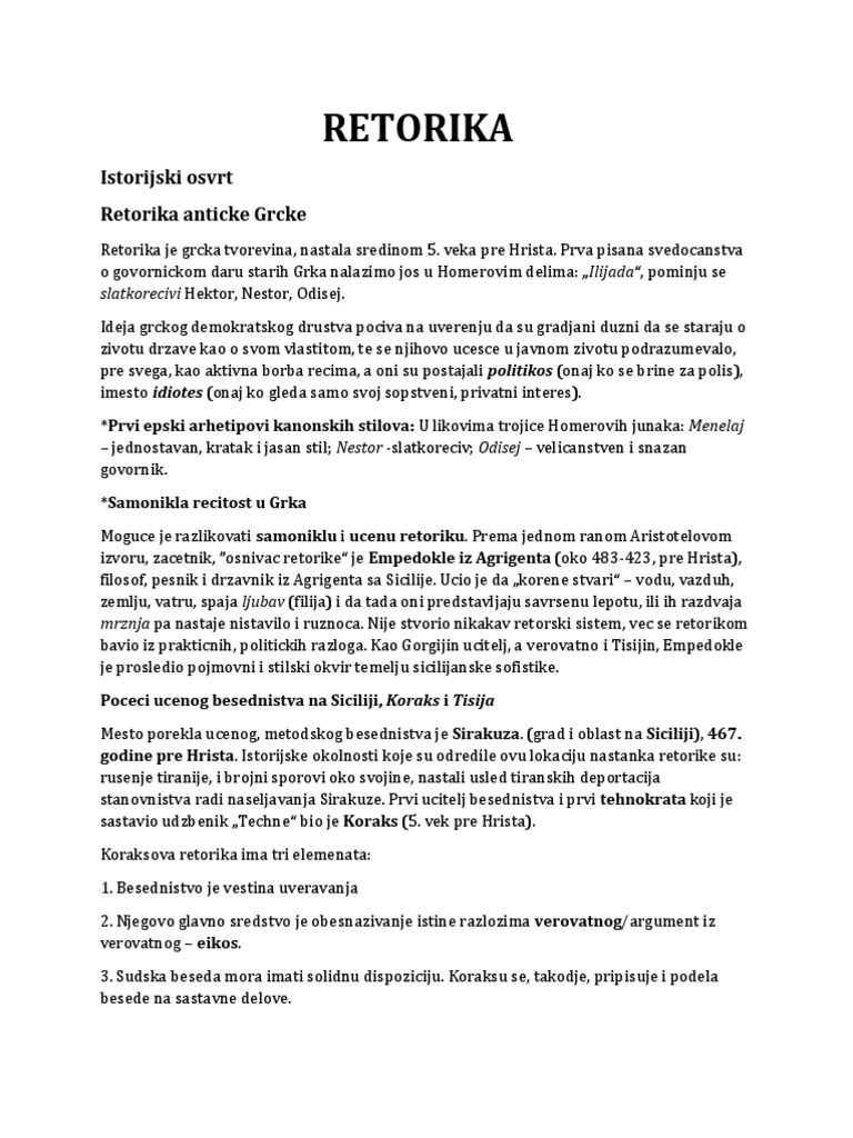 Retorika | PDF