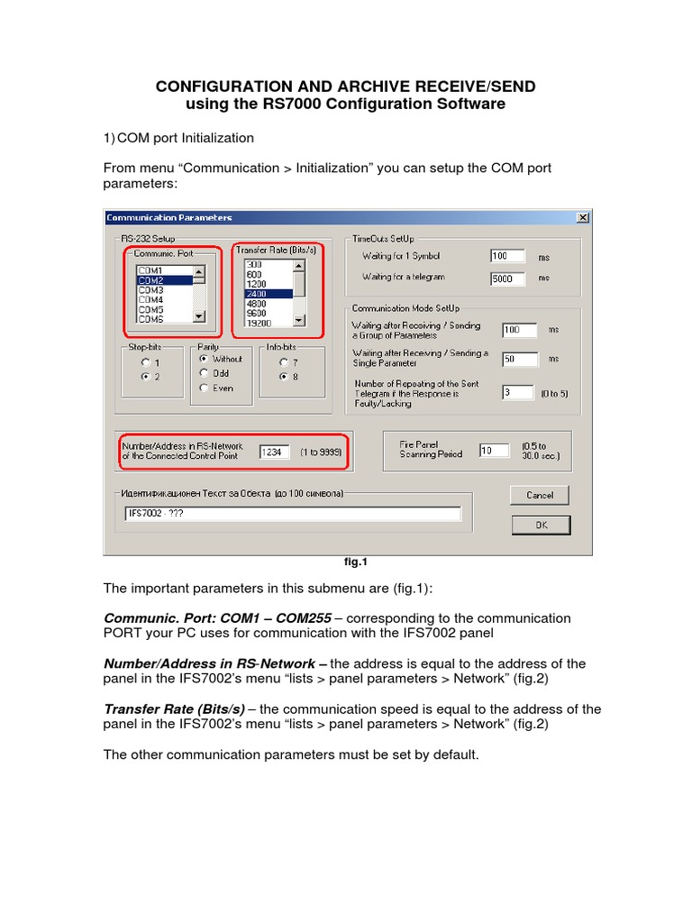 Manual Utilizare Software Programare PC IFS7000 en | PDF | Menu (Computing) | Areas Of Computer ...