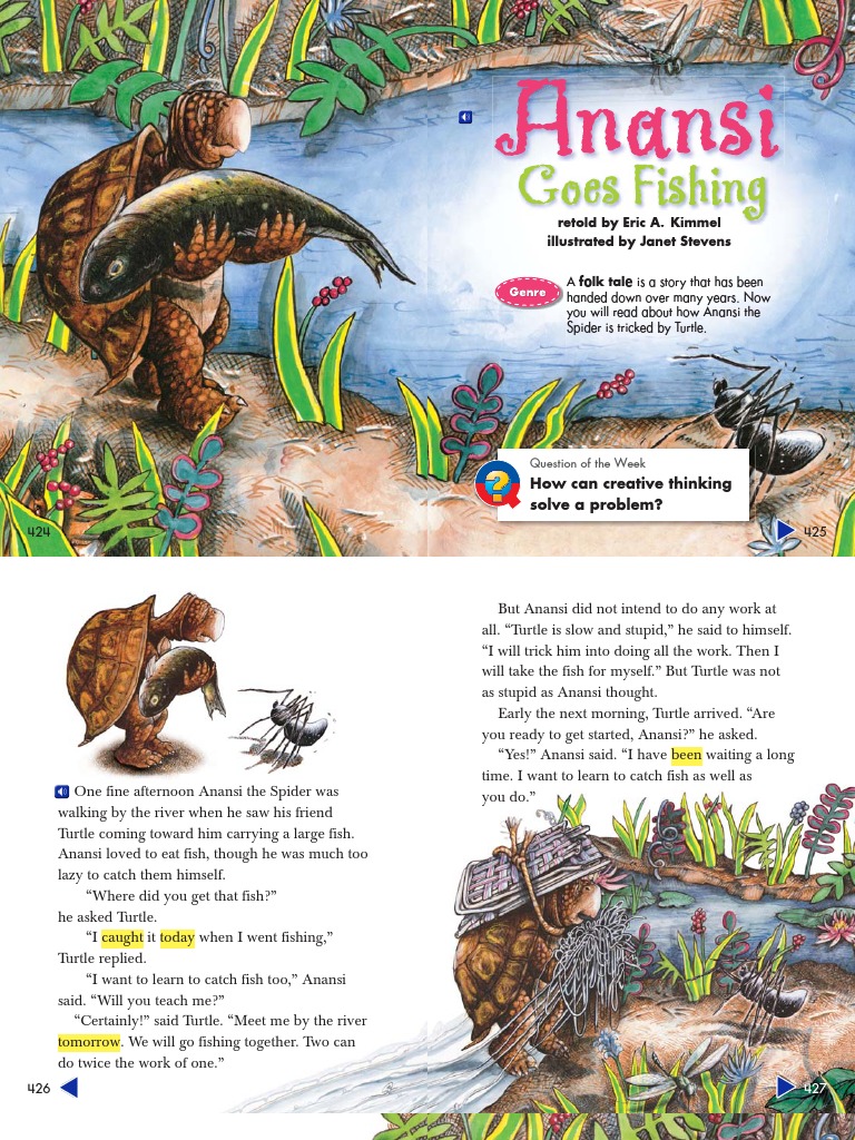 Anansi Goes Fishing PDF | PDF