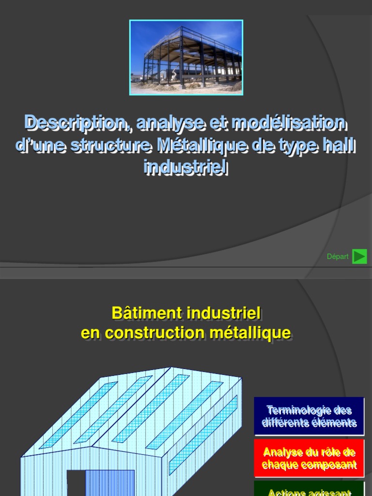 Elements d'une construction métallique.ppt | Ingénierie des structures