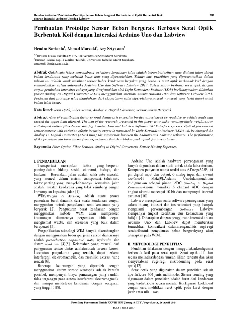 FULL-Pembuatan Prototipe Sensor Beban Bergerak Berbasis Serat Optik Berbentuk Koil Dengan ...