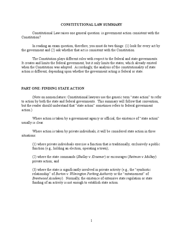 Constitutional Law Summary - 2nd Semester | PDF | Suspect ...