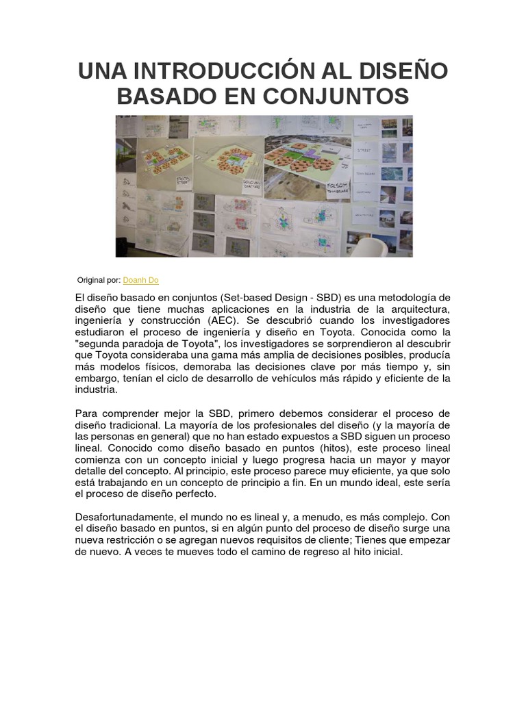 Introducción Al Diseño Basado en Conjuntos PDF | PDF | Diseño ...