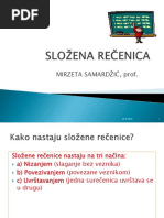 ZAVISNOSLOZENE RECENICE 8. Razred | PDF