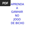 Jogo Do Bicho | PDF