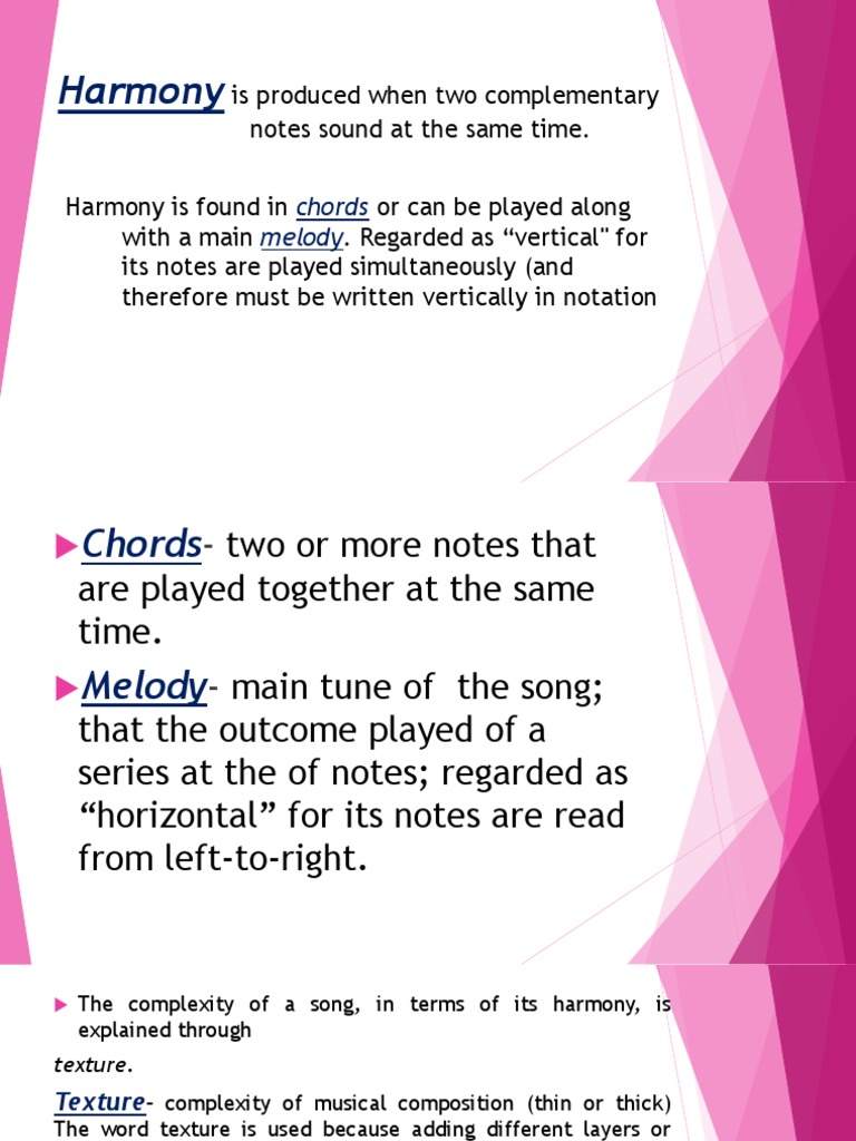 Harmony: Chords Melody | PDF | Language Arts & Discipline