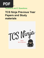 TCS Coding Programming Questions Details | PDF | C (Programming ...