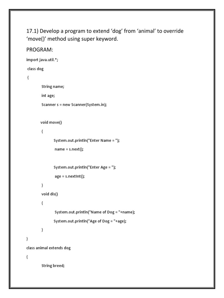 Java Practical No.17 PDF | PDF | Computer Programming | Software ...