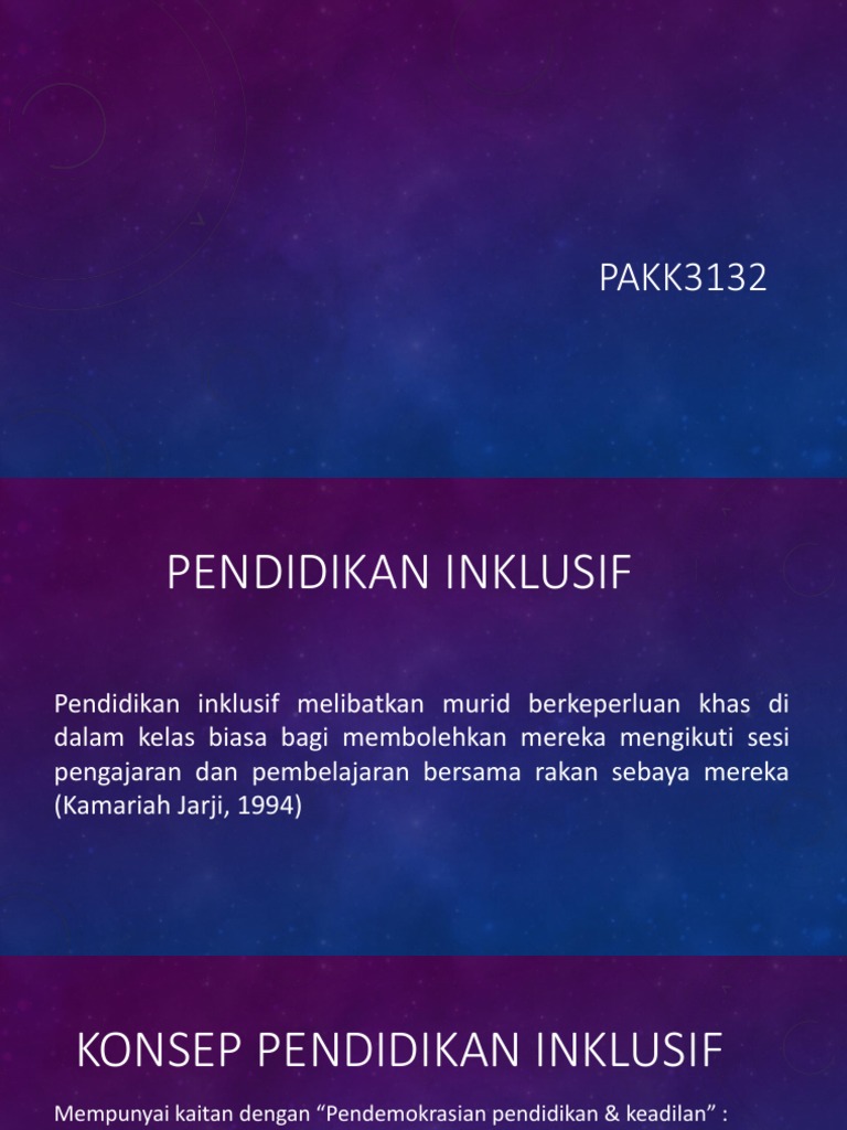 Pendidikan Inklusif | PDF