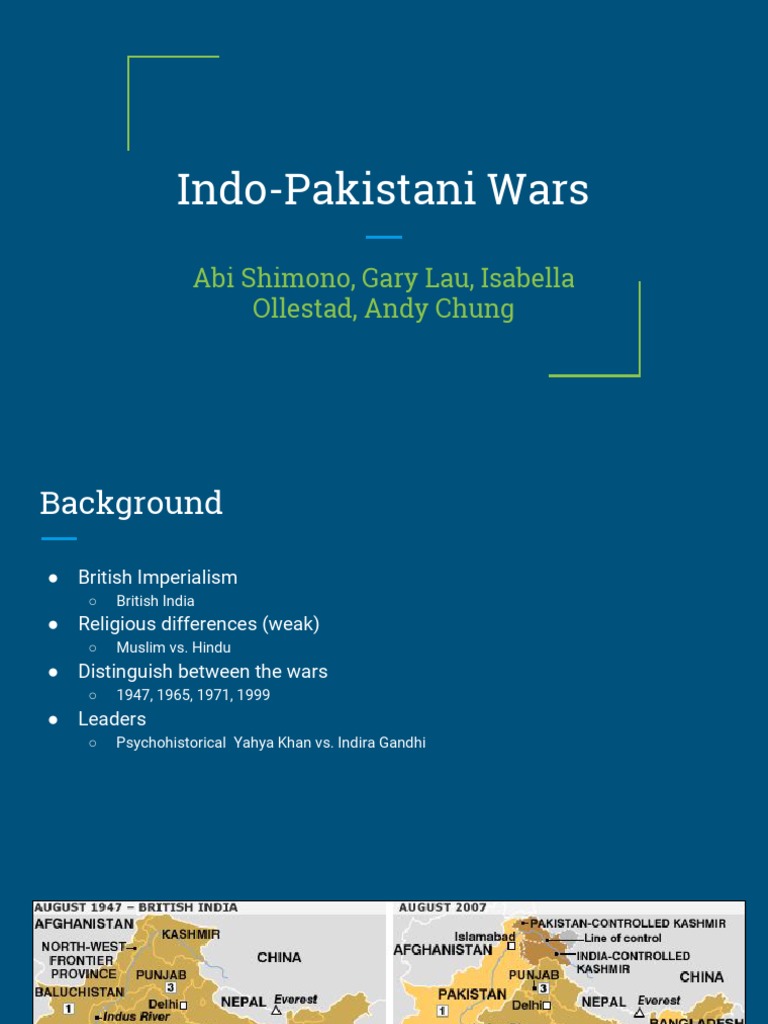 Understanding the Complex and Ongoing Causes of Conflict between India ...