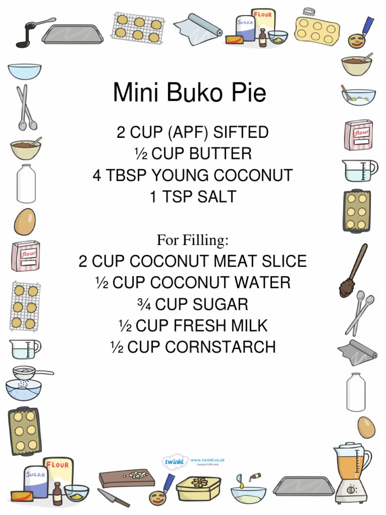 Mini Buko Pie | PDF