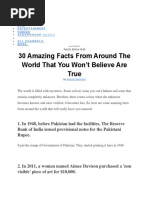 1000 Interesting Facts About Literally Everything - The Fact Site | PDF