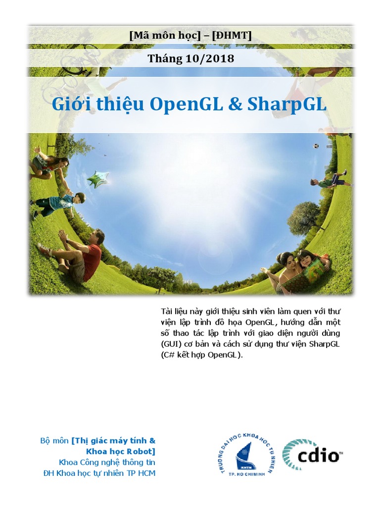CTT304-Tuan01-Gioi Thieu OpenGL - SharpGL | PDF