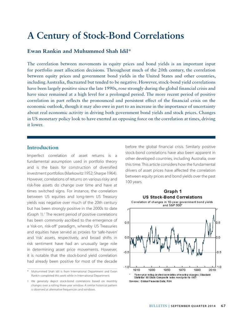 Stock Bond Correlation | PDF | Inflation | Interest Rates