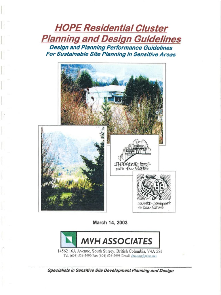 Residential Cluster Planning Design Guidelines | PDF