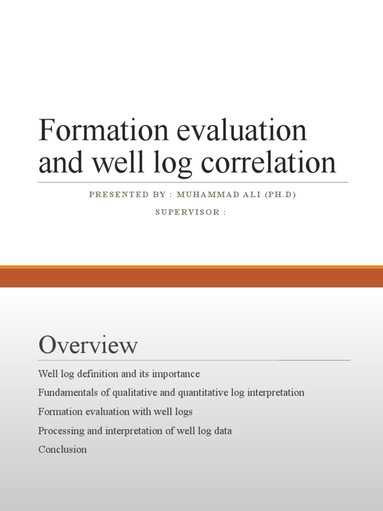Well Log Interpretation and Evaluation | PDF | Petroleum Reservoir ...