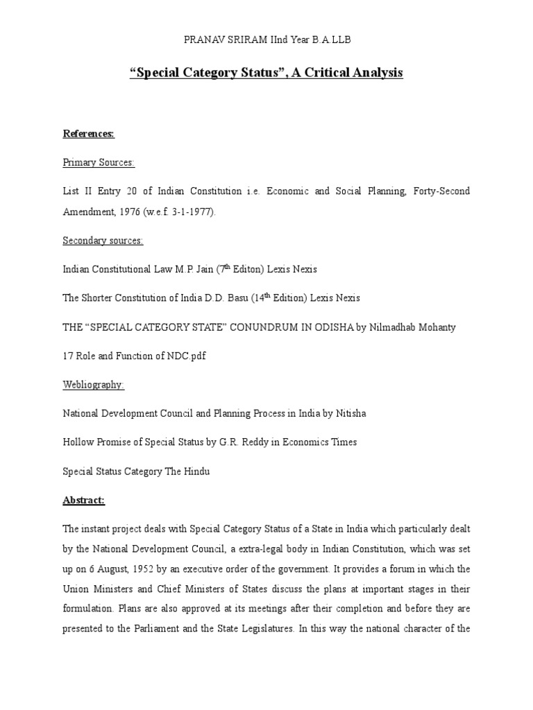 Abstract Pranav PDF | PDF | Constitution | Constitutional Law