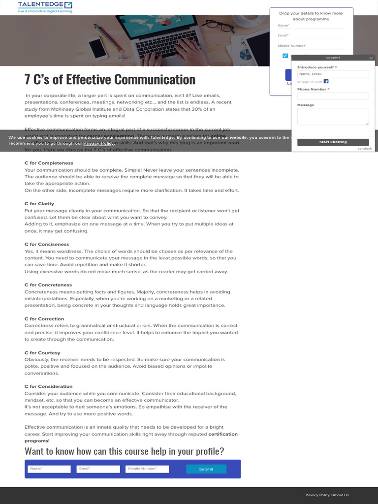 Mastering the 7 C's of Communication | PDF | Http Cookie | Communication