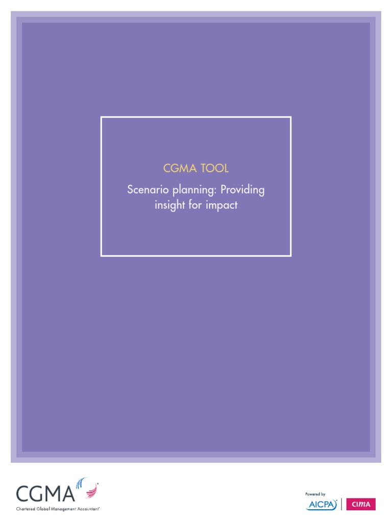 Scenario Planning Tool | PDF | Scenario Planning | Strategic Management